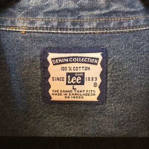 Lee | Shirts | Mens Vintage Lee Denim Long Sleeve Button Down | Poshmark